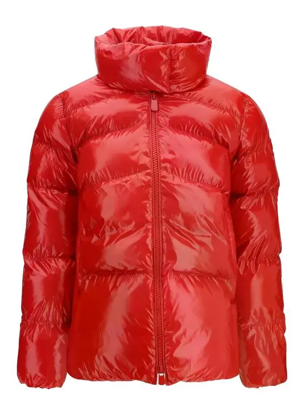 Pinko Quilted High-neck Jacket - Red
