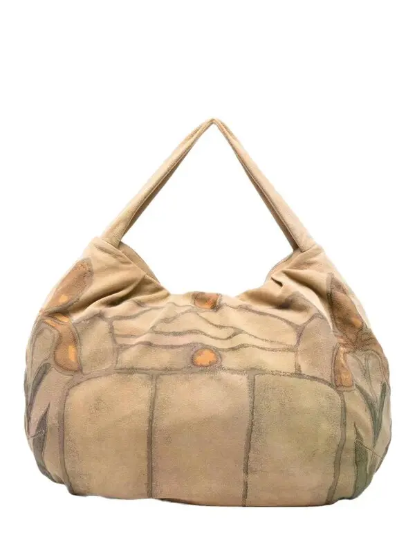 Marni Abstract Print Shoulder Bag - Neutrals