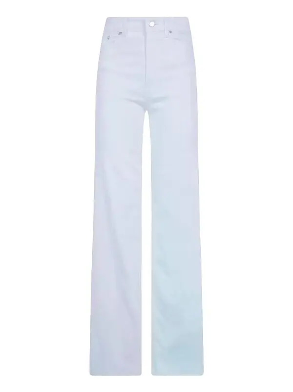 LOIS High-waisted Wide-leg Jeans - White