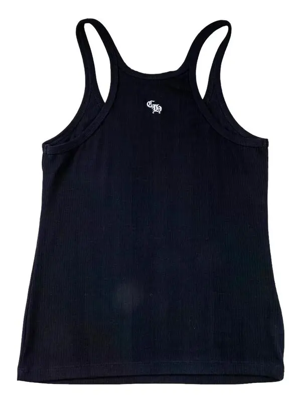 Chrome Hearts Bad Seed Embroidered Ribbed Tank Top - Blue