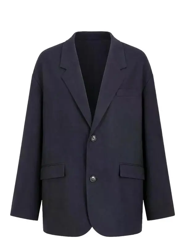 SOCIETE ANONYME Oversized Wool Blazer - Blue
