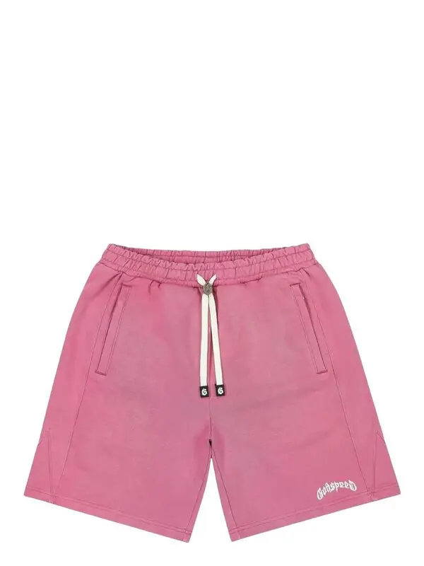 GODSPEED Terry Shorts With Drawstring Waist - Pink