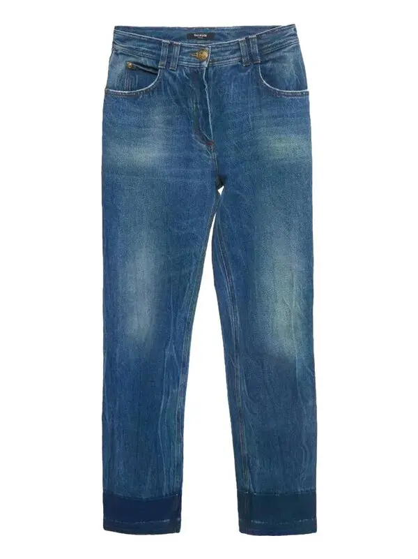 Balmain Straight-leg Jeans - Blue