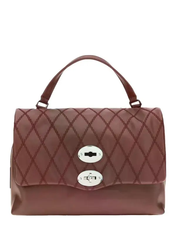 ZANELLATO Postina Tramè Leather Shoulder Bag - Red
