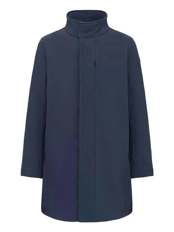 COLMAR High-neck Single-breasted Coat - Blue