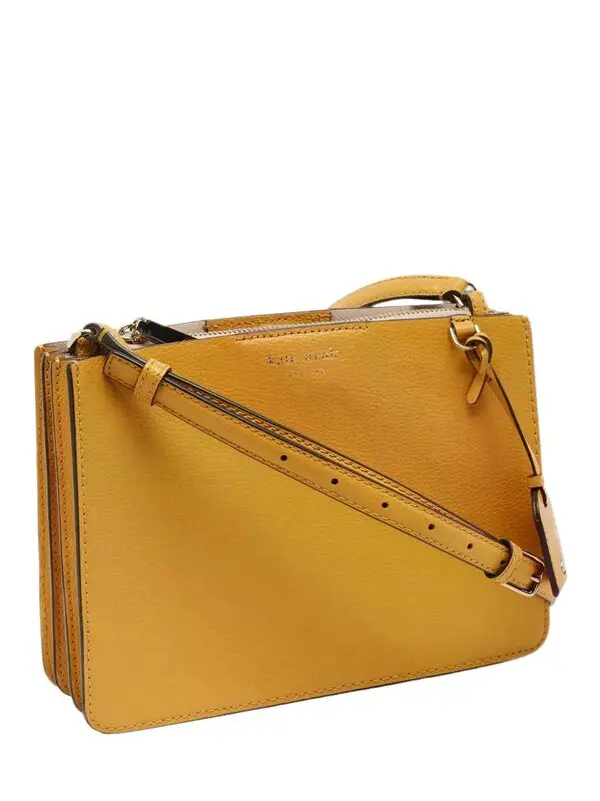 Kate Spade New York Leather Crossbody Bag - Yellow