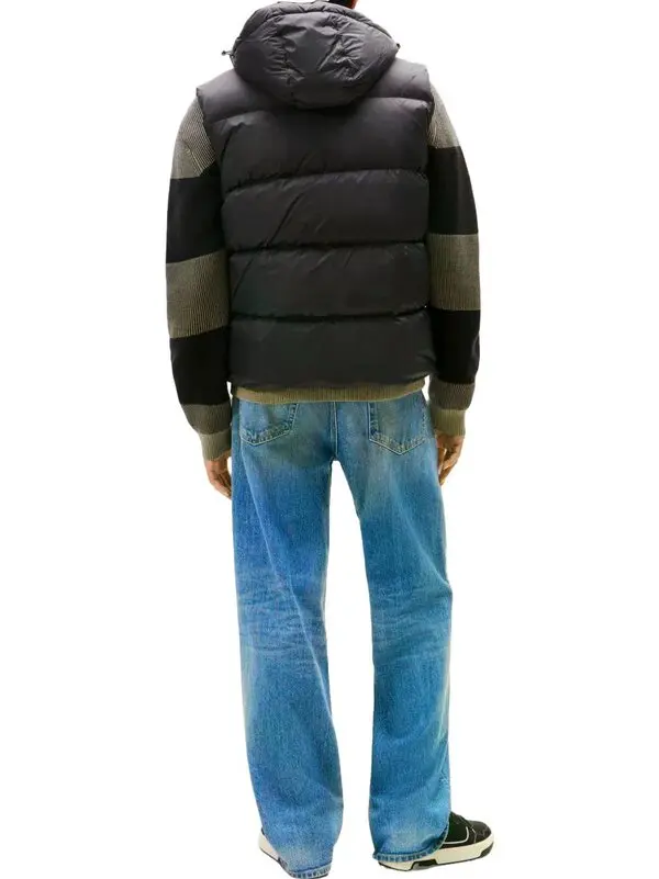 Tommy Hilfiger Hooded Padded Gilet - Black