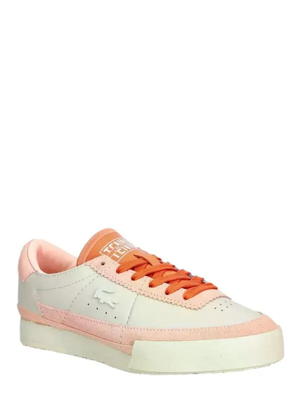 Lacoste Aura Leather And Suede Sneakers - Neutrals