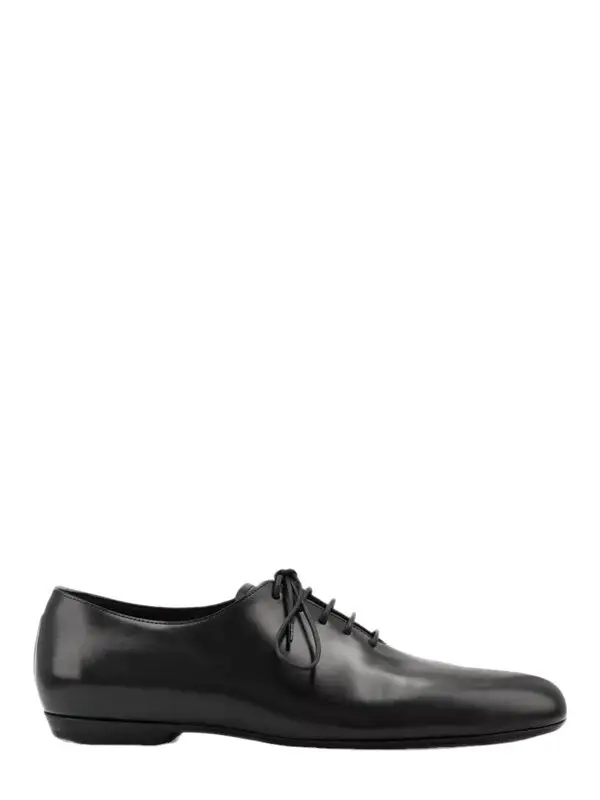 Dries Van Noten Leather Oxford Shoes - Black