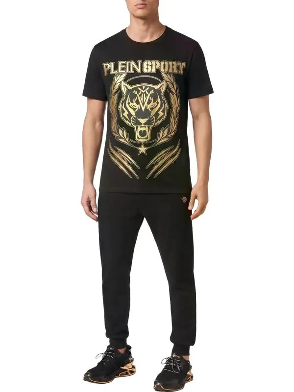PLEIN SPORT Tiger Crest T-shirt - Black