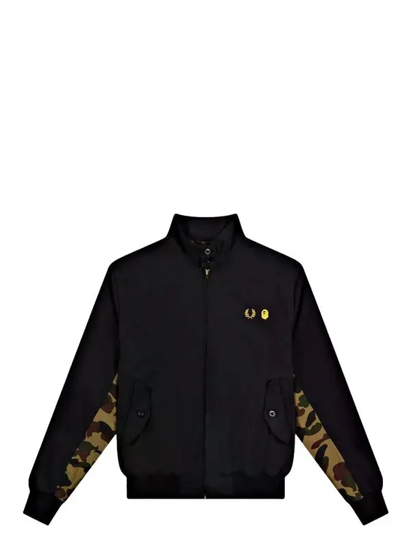 A BATHING APE X Fred Perry Harrington Jacket - Black