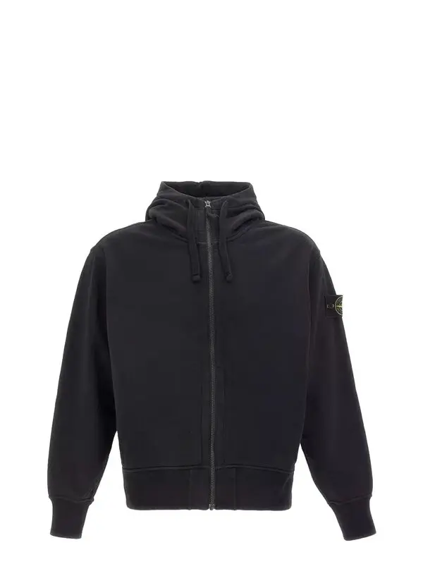 Stone Island Organic Cotton Fleece - Black