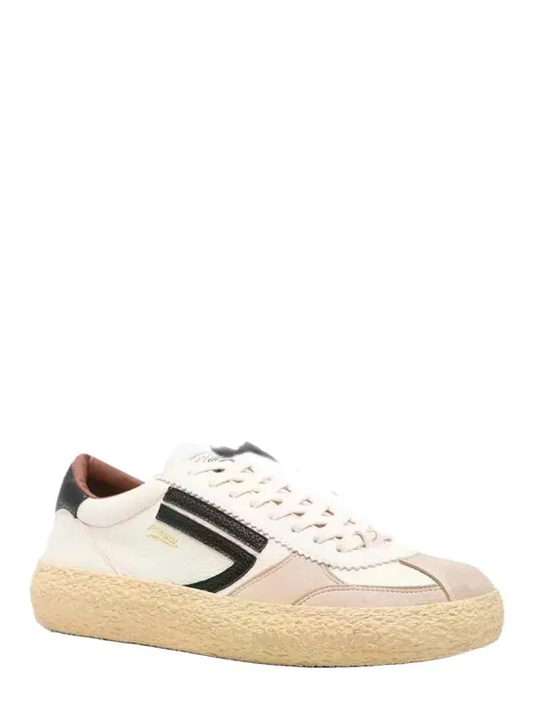 PURAAI Panelled Crepe-sole Sneakers - White