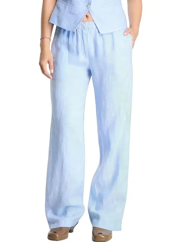 SAMSOE SAMSOE Elasticated Waistband Trousers - Blue