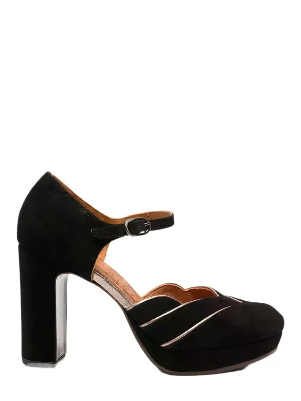 Chie Mihara Uyako Leather Pumps - Black