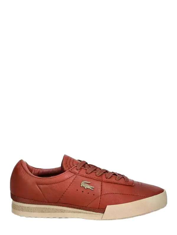 Lacoste Aura Leather Sneakers - Orange