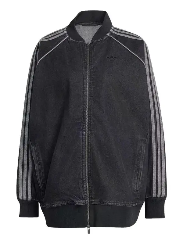 Adidas Denim Track Jacket - Black