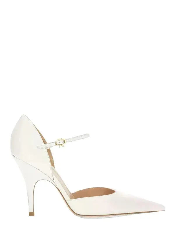 GIANVITO ROSSI Sofia D'orsay Pumps - White
