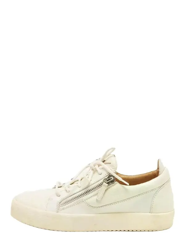 GIUSEPPE ZANOTTI Frankie Side-zip Sneakers - White