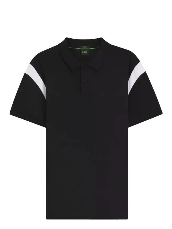 BOSS Paddy Colour-block Polo Shirt - Black