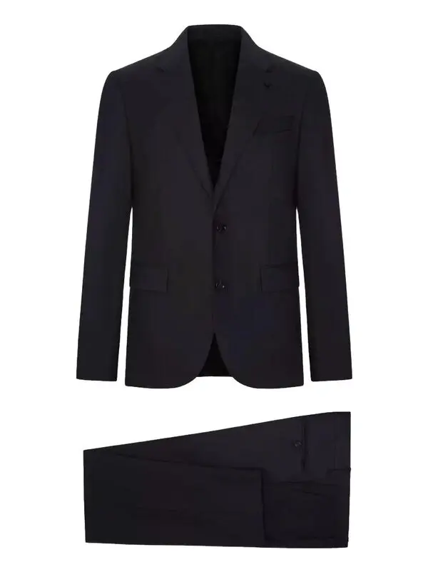 LARDINI Single-breasted Tailored Suit - Black