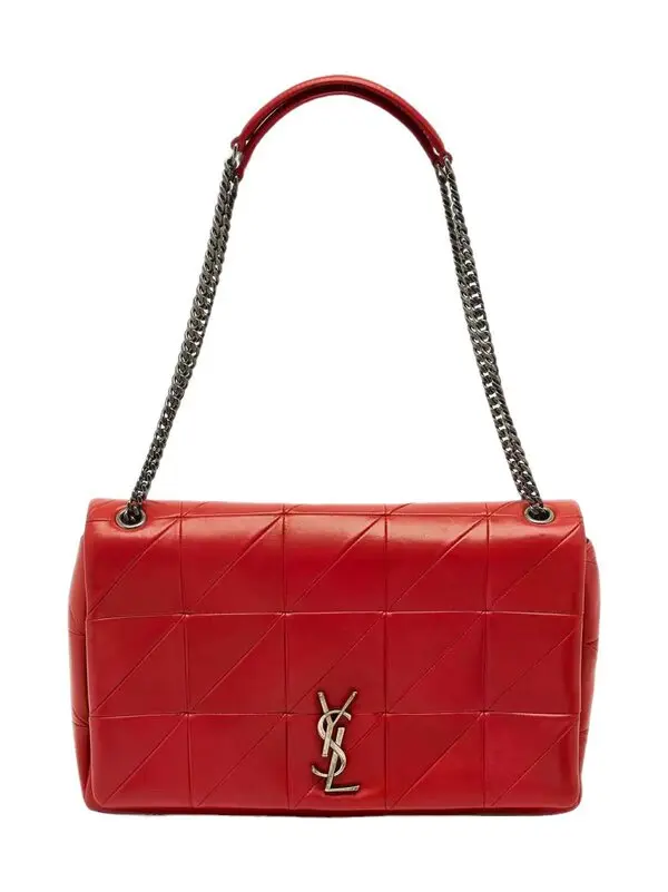 Saint Laurent Jamie Carré-quilted Shoulder Bag - Red