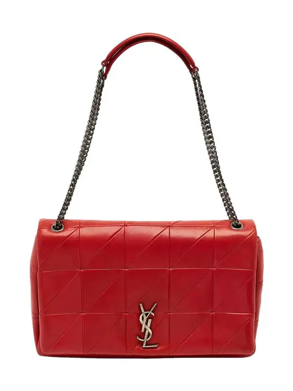 Saint Laurent 2018 Jamie Carré-quilted Shoulder Bag - Red