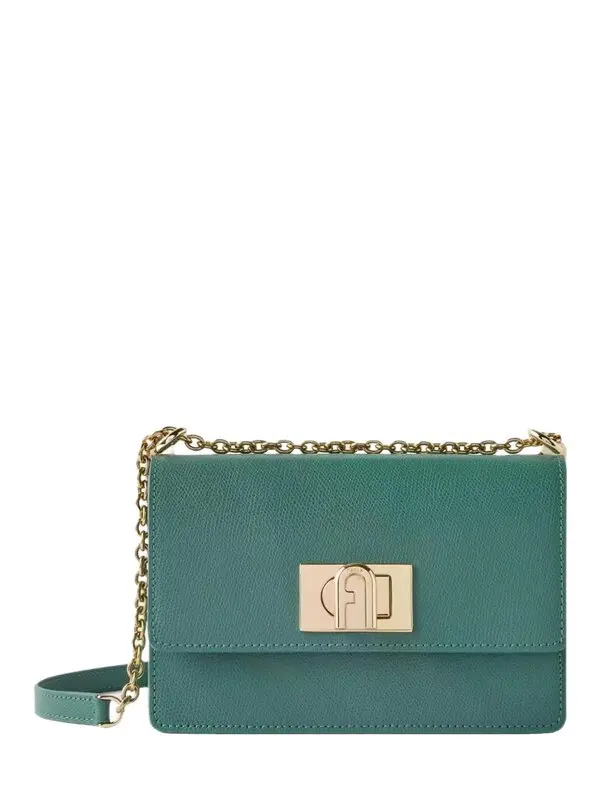 Furla 1927 Grained Leather Mini Bag - Green