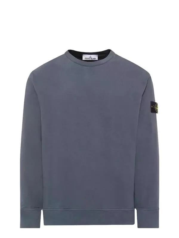 Stone Island 6100057 Heavy Organic-coton Jersey Sweatshirt - Grey