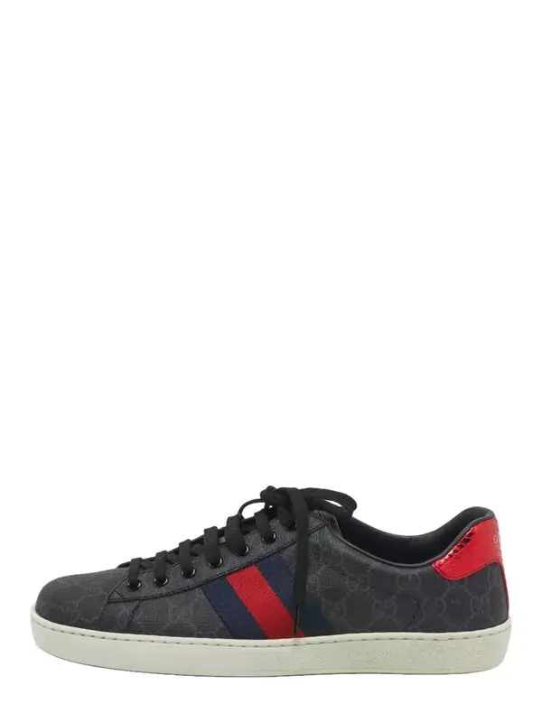 Gucci Ace Web-detail Sneakers - Grey