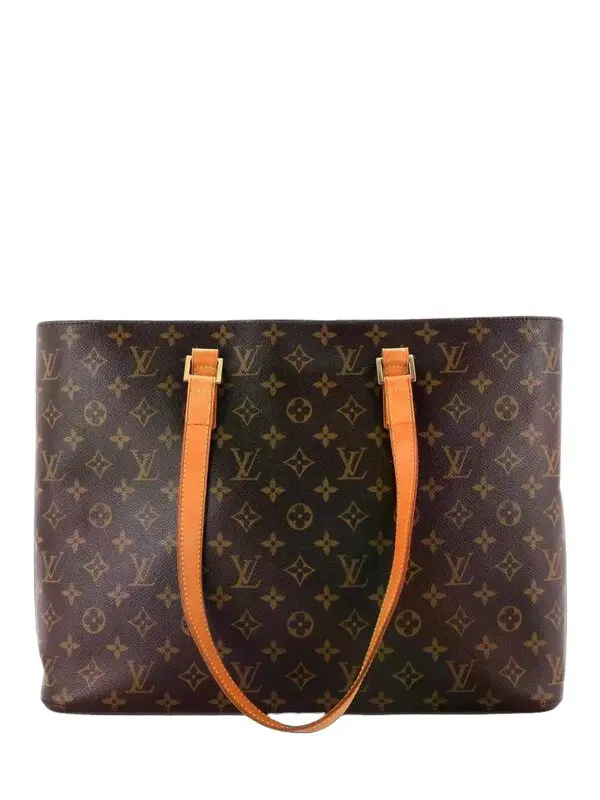 LOUIS VUITTON Luco Monogram Canvas Tote Bag - Brown