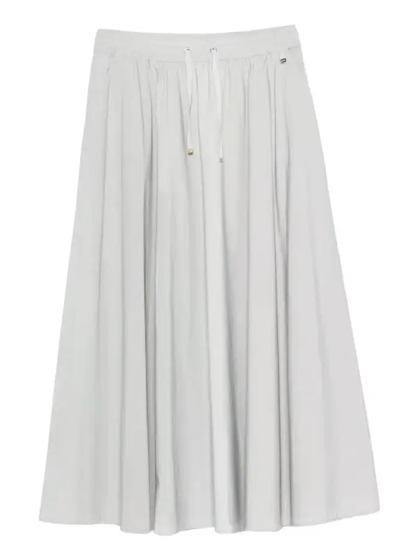 Herno Drawstring Flared Midi Skirt - Grey