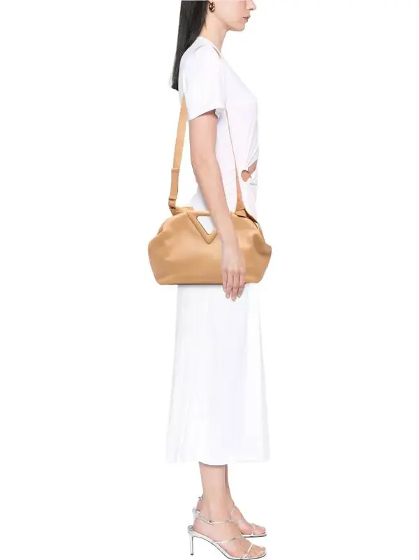 Bottega Veneta The Point Triangle Satchel - Neutrals