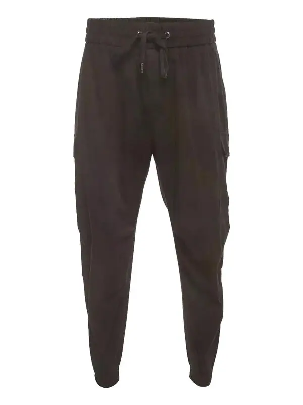 Dolce & Gabbana Drawstring Track Pants - Black