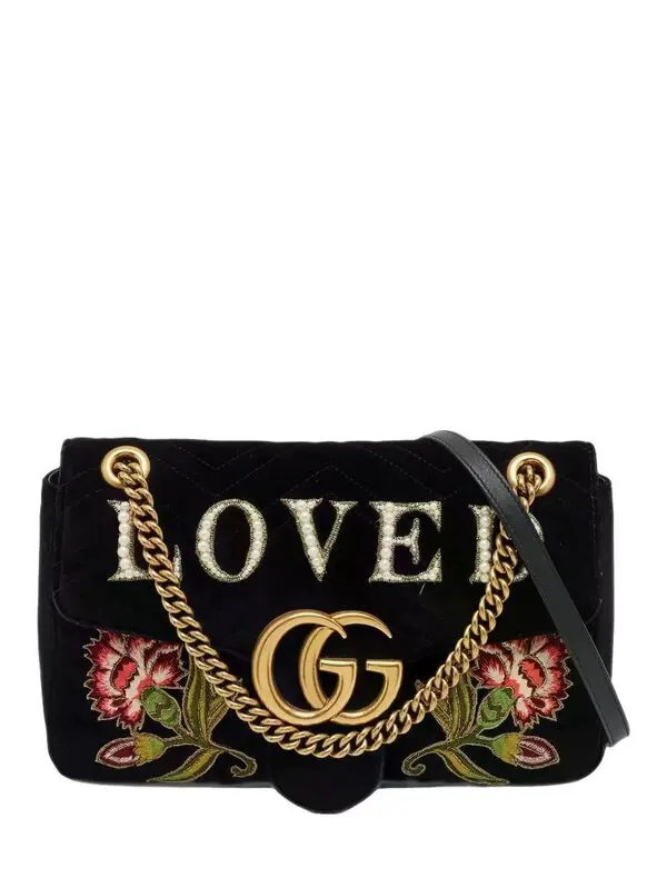 Gucci Gg Marmont Shoulder Bag - Black