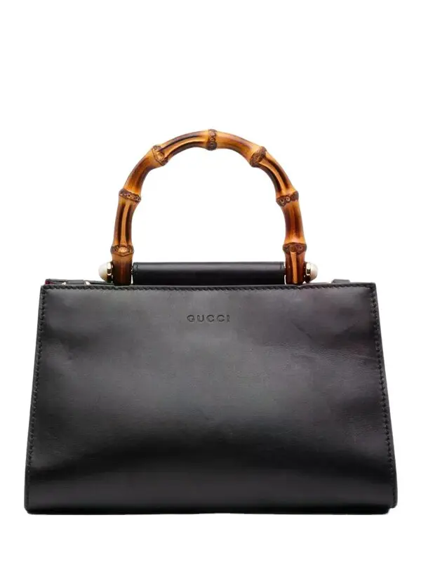 Gucci Nymphaea Top Handle Satchel - Black