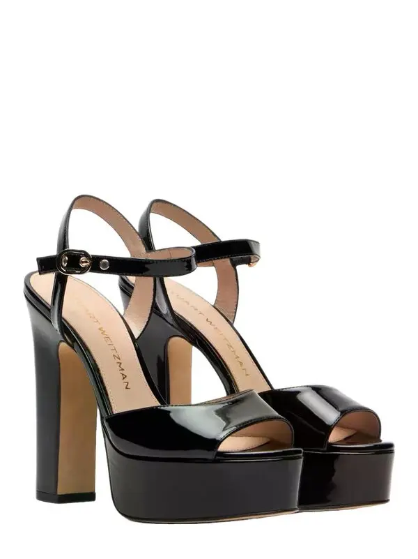 STUART WEITZMAN Reade Platform Sandals - Black