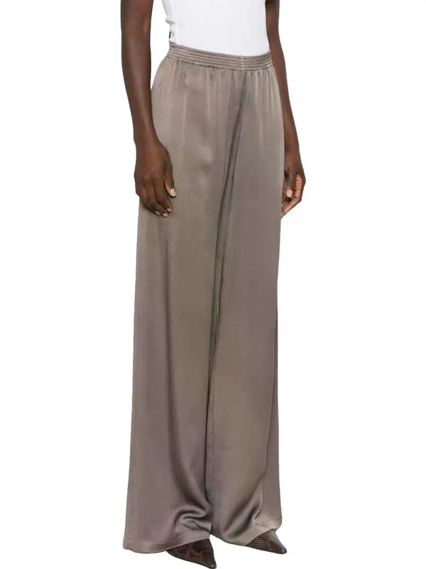 Fabiana Filippi Elasticated-waist Palazzo Pants - Grey