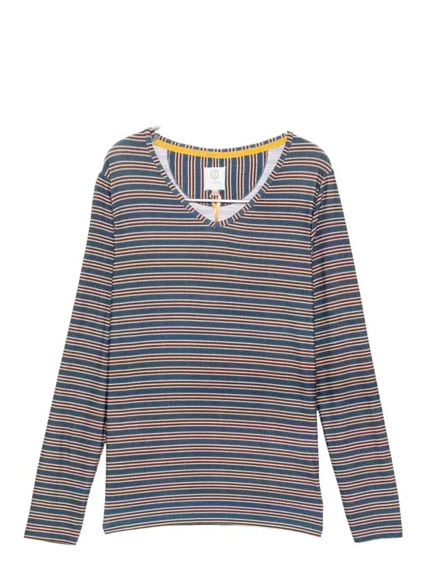 PIP STUDIO Striped Long Sleeve Top - Blue