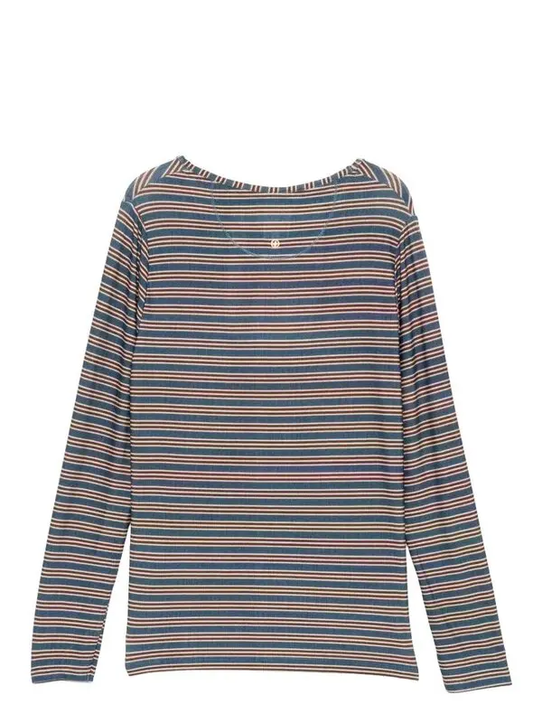 PIP STUDIO Striped Long Sleeve Top - Blue