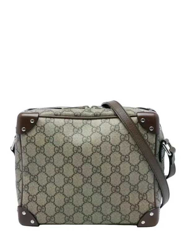 Gucci Gg Supreme Soft Trunk Crossbody Bag - Neutrals
