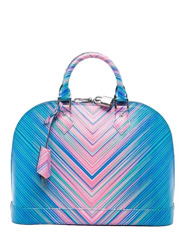 LOUIS VUITTON Epi Tropical Alma Pm Satchel - Blue