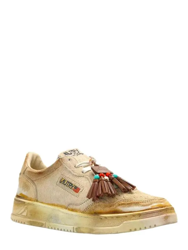 AUTRY Medalist Tassel Detail Sneakers - Neutrals