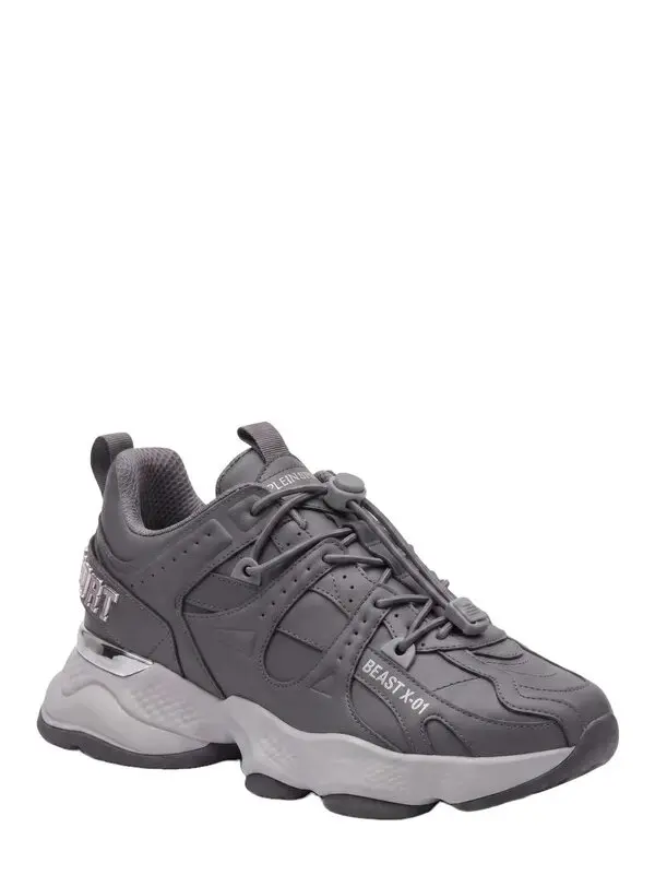 PLEIN SPORT Runner Beast X-01 Sneakers - Grey