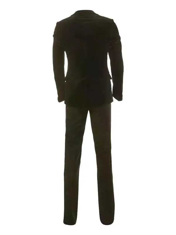 Gucci Velvet Satin-trim Suit - Black