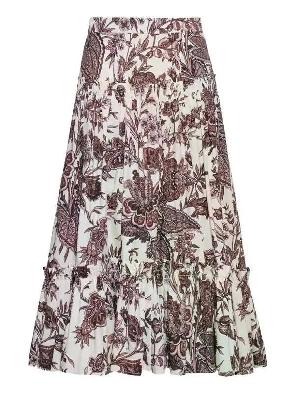Cara Cara Tisbury Floral-print Maxi Skirt - Neutrals