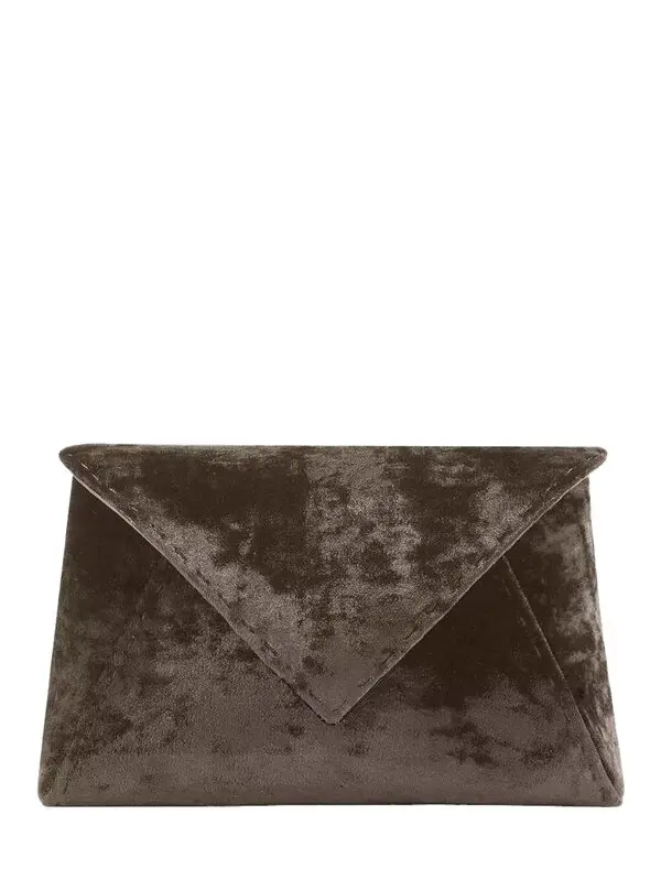 Tyler Ellis Medium Lee Pouchet Clutch Bag - Brown