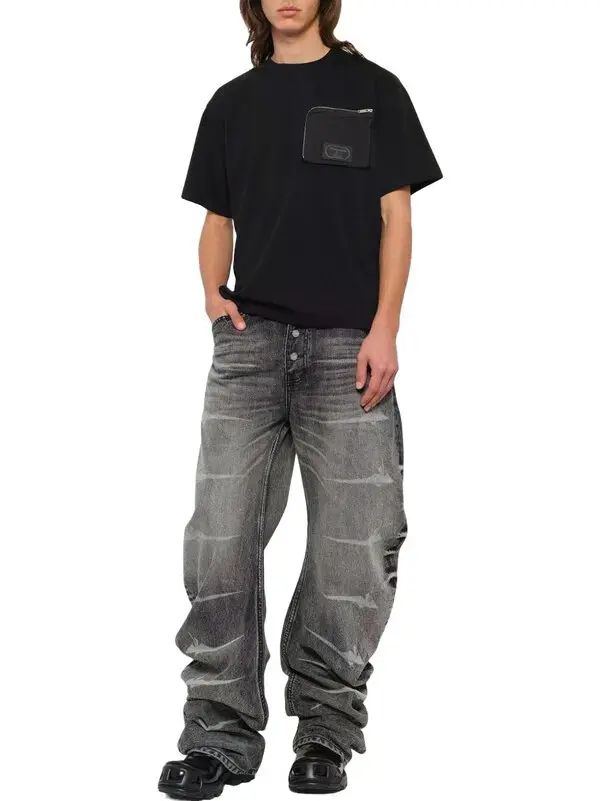 Undercover Zipped-pocket T-shirt - Black