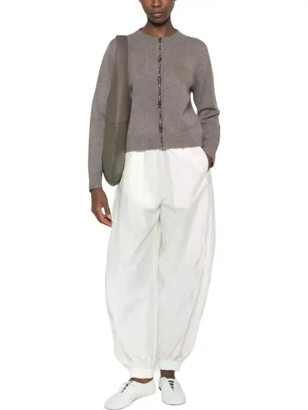 Fabiana Filippi Embellished Cardigan - Grey