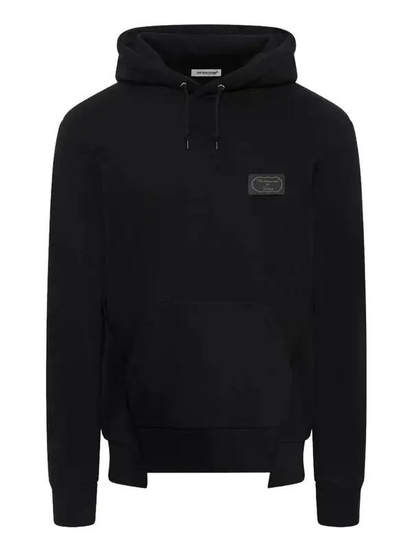 Undercover Ism Logo-patch Hoodie - Black